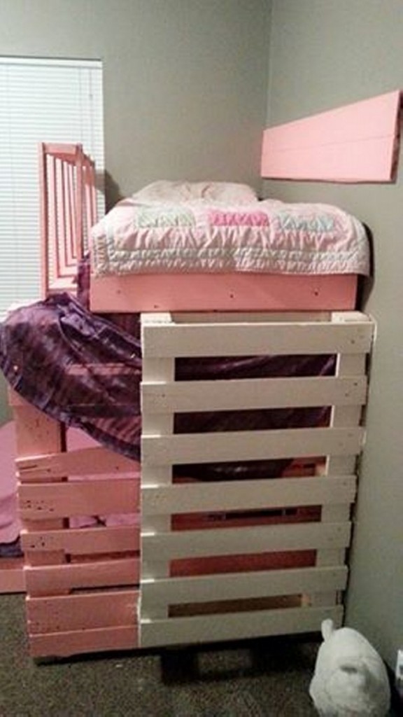 Pallet Bunk Bed Furniture | Pallet Furniture Projects